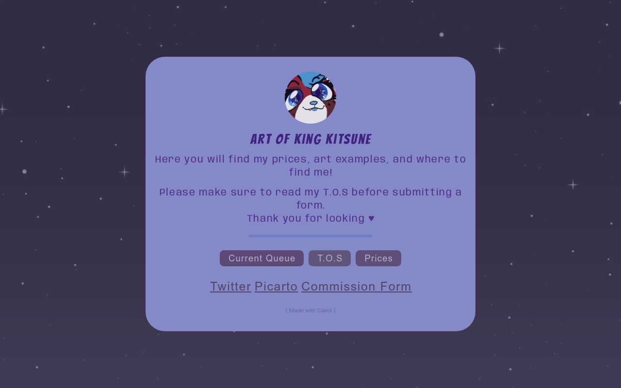 Art Of King Kitsune